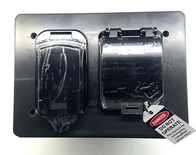 Caravan Inlet Enclosure With 16A Tesla RCD/MCB | eBay Australia