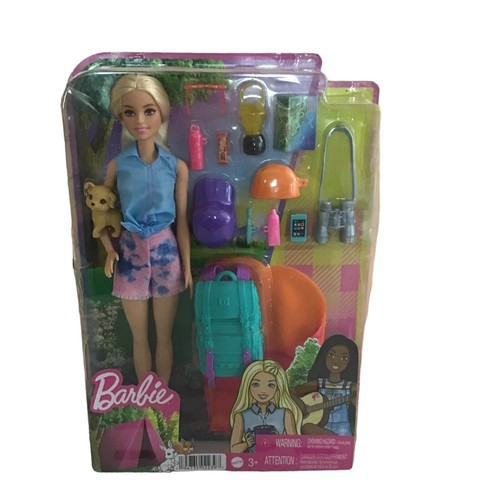 Barbie Doll Camper/Hiker Backpack, Lantern, Binoculars, Map,Sunglasses ...
