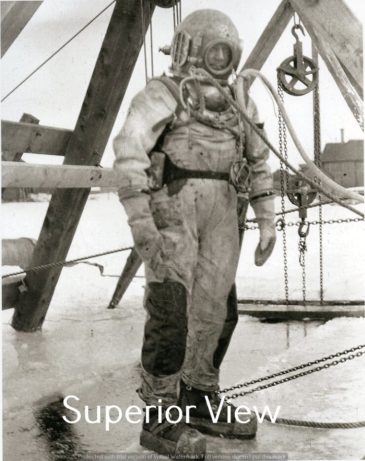 Old Scuba Diver Suit