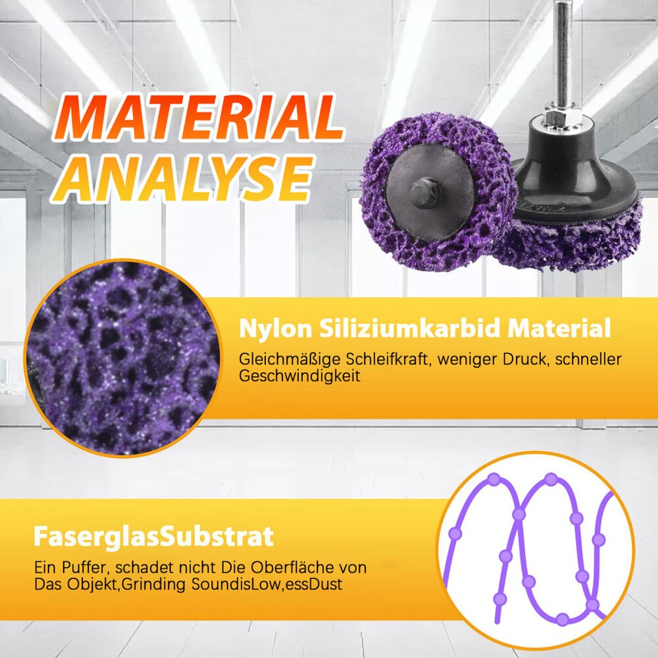 20tlg Reinigungscheiben Schruppscheibe CSD Scheibe CBS ...