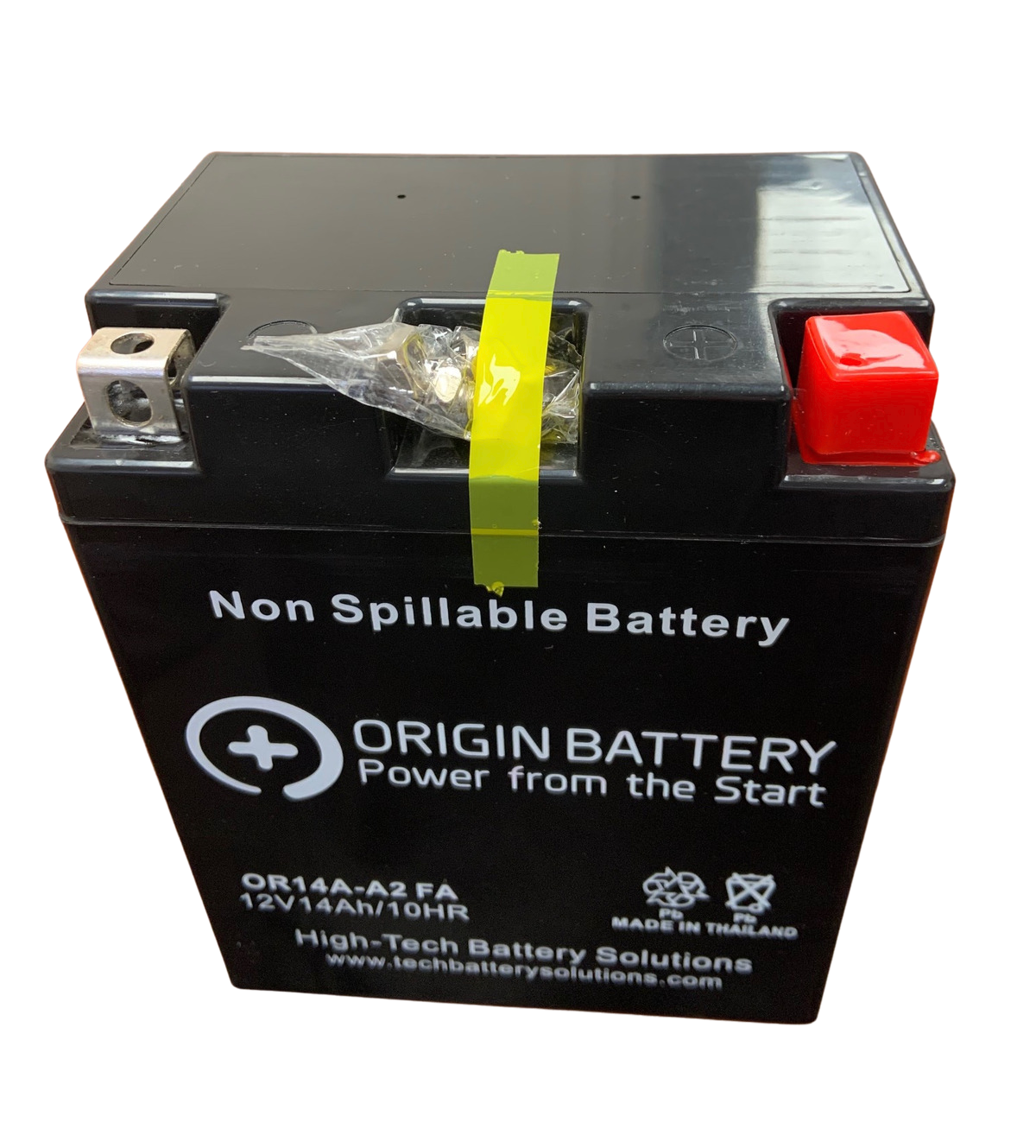 Origin 14L-A2 Battery, Fits Exide 14L-A2, XT14L-A2, ES14LA2, YB14L-A2 ...