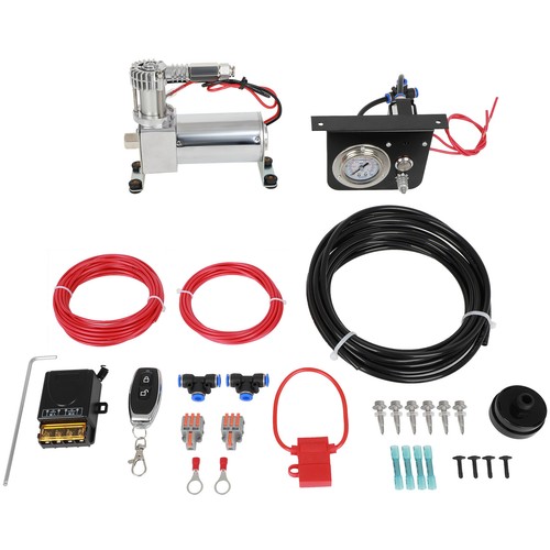 Air Suspension Compressor Guage Switch Amps Kit Air Lift 25804 Bag ...