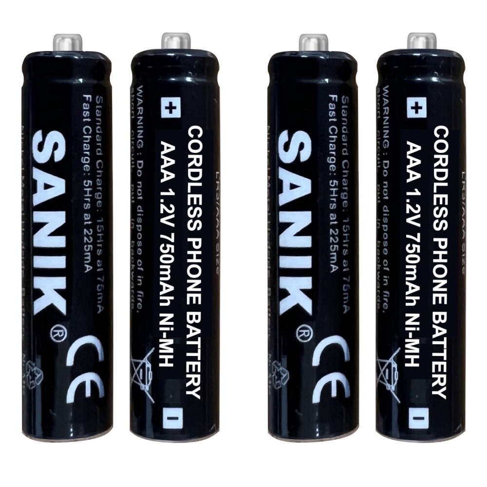 Rechargeable Cordless Phones AAA Rechargeable Batteries 550mAh,