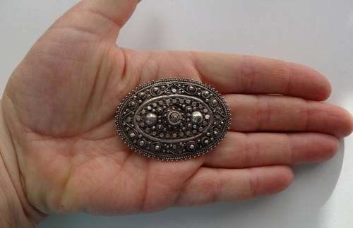 Authentic Antique Middle Eastern Sterling Silver 900 Palestine Berber ...