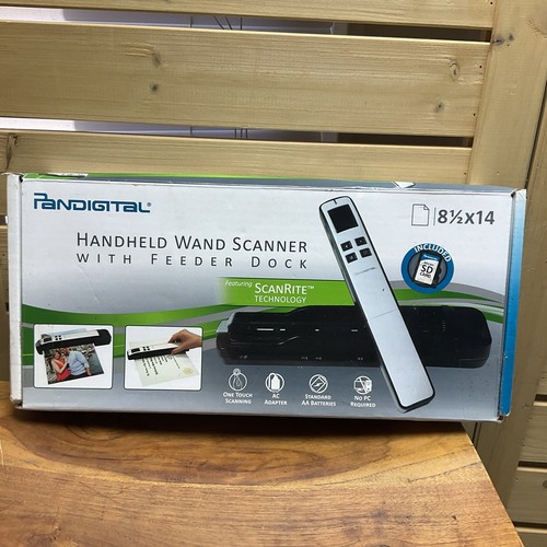 Pandigital Handheld Wand Scanner with Feeder Dock Scan Rite Technology ...