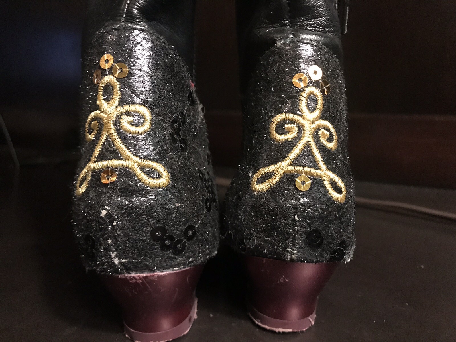 Disney Store Girls Frozen Anna Boots Size 9/10 US, 7/8 UK, 24/26 Euro ...