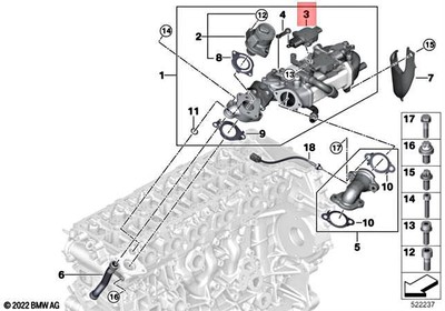 Genuine BMW M3 X3 M X4 X5 X6 G01 G02 G05 G06 G07 Linear Actuator ...