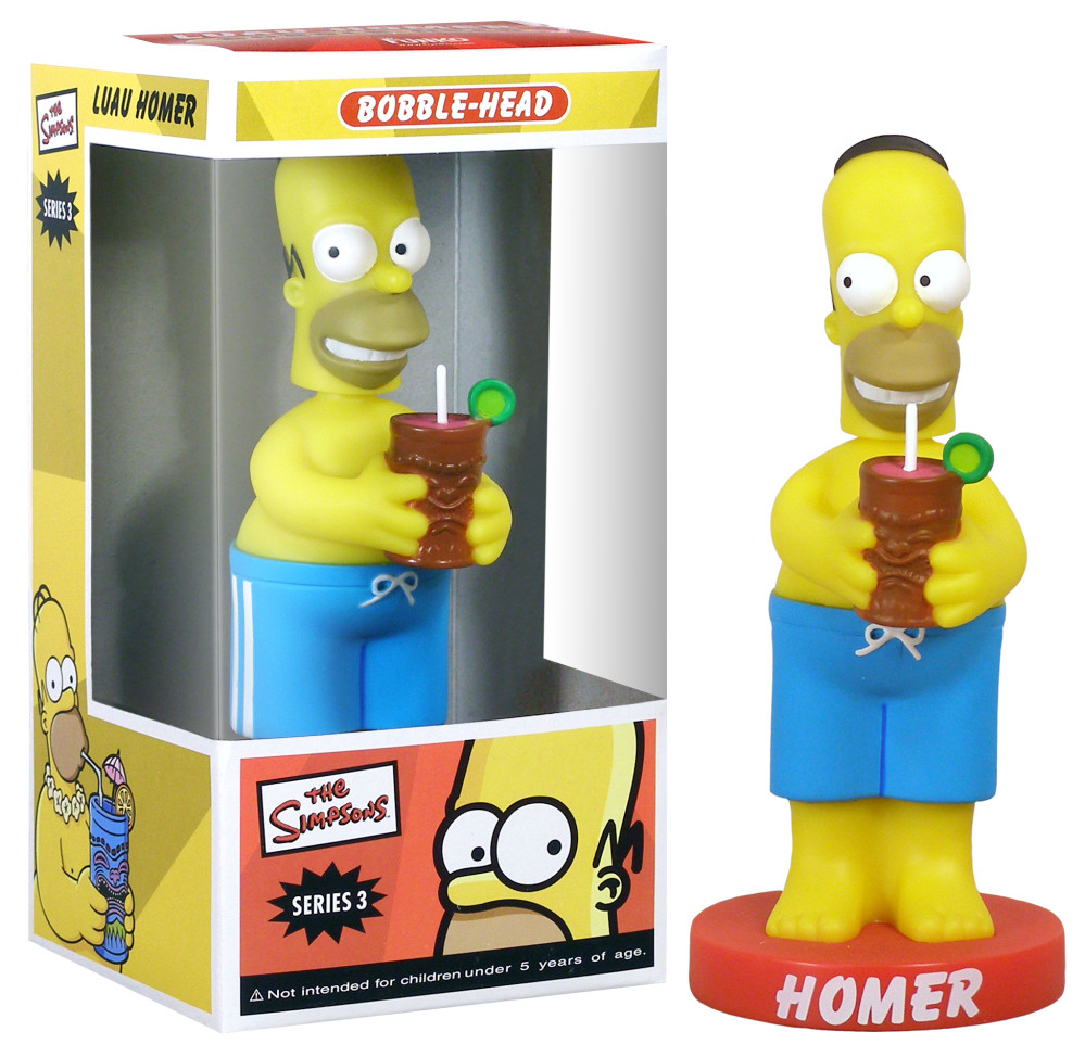 Funko Wacky Wobbler: The Simpsons - Homer Simpson (Tiki Drink) for sale ...