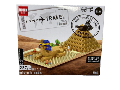 GREAT SPHINX MONUMENT TINY TRAVEL MICRO BLOCKS 287 PCS SET BLOCK TECH ...