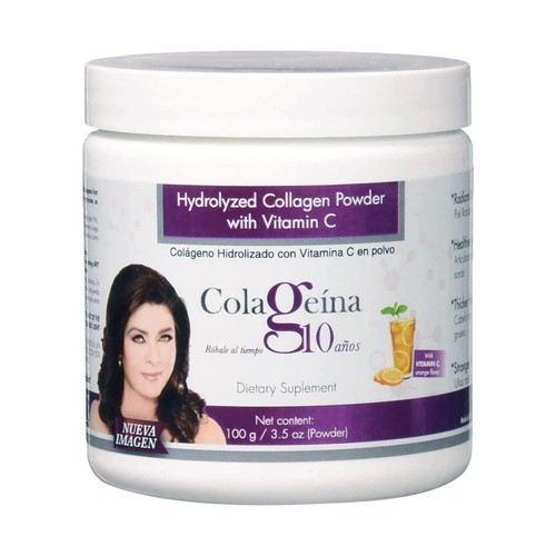 Colageina 10 Hydrolized Collagen Powder with Vitamin C, Anti-Aging ...