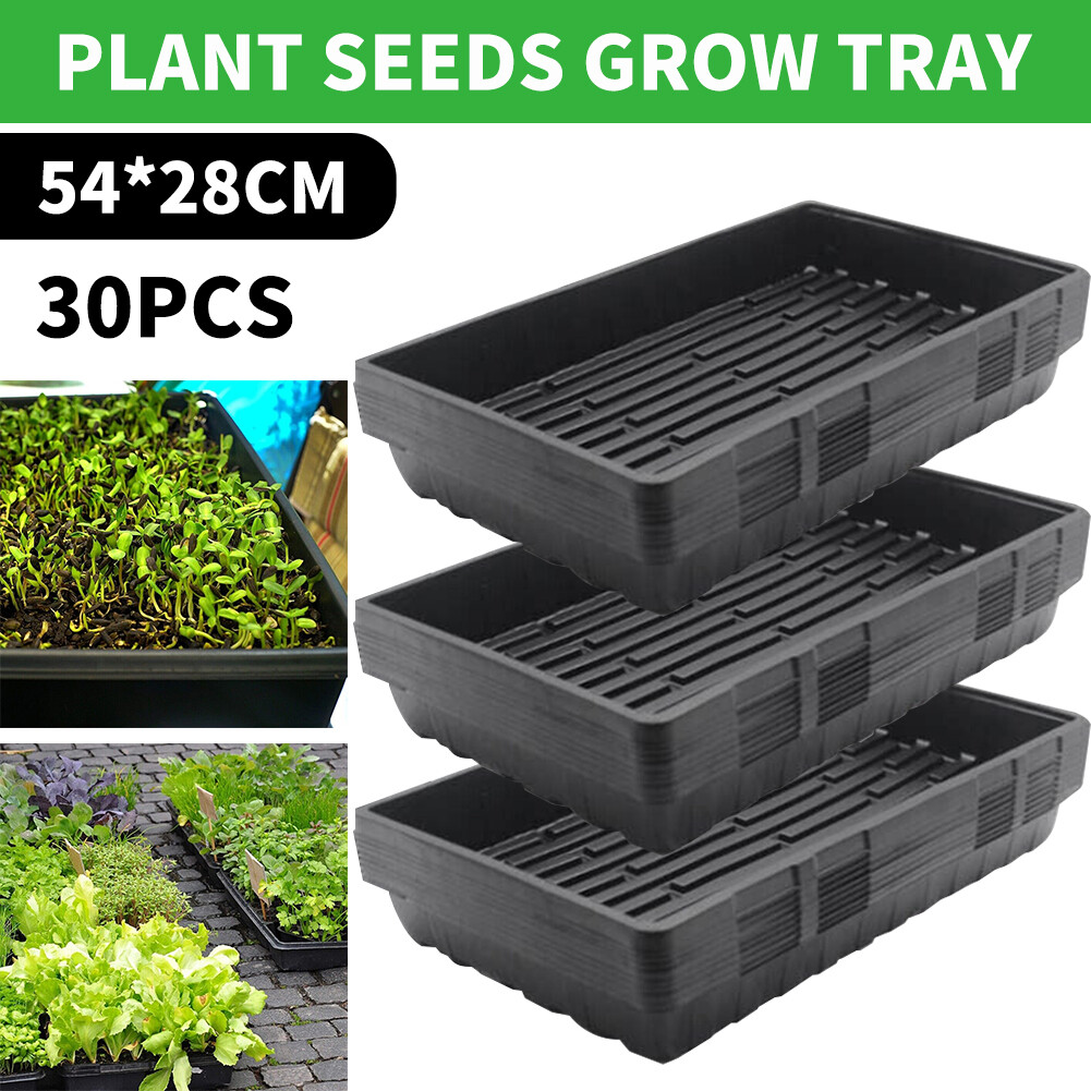 Seedling Tray Plant Propagation Seedling Hydroponic Rectangular Plastic ...