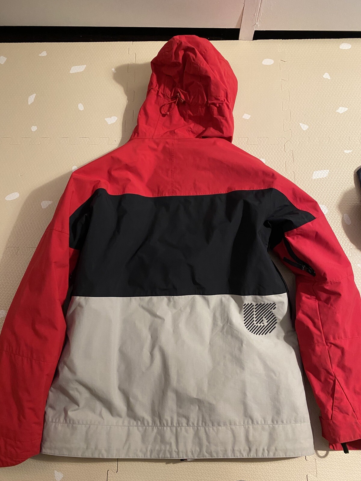 Burton Jacket Mens Medium Red Launch Dryride Snowboard Hooded Parka | eBay