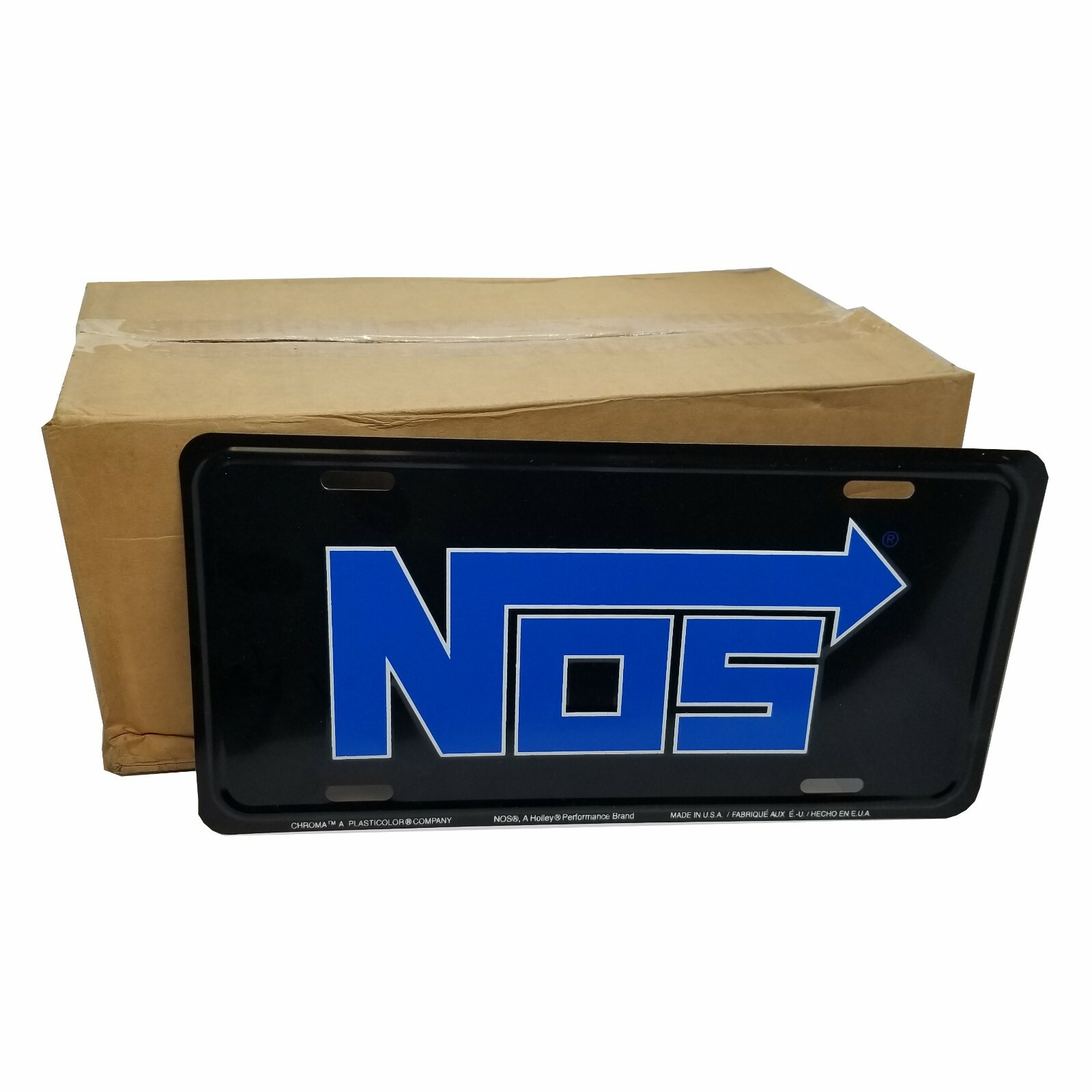 NOS Blue - Metal Stamped Novelty Gift License Plate - 100 pack BULK | eBay