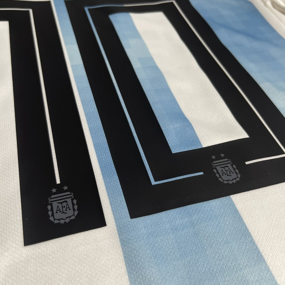 ARGENTINA ADIDAS 2018 WORLD CUP FOOTBALL HOME JERSEY #10 MESSI SIZE “XS ...