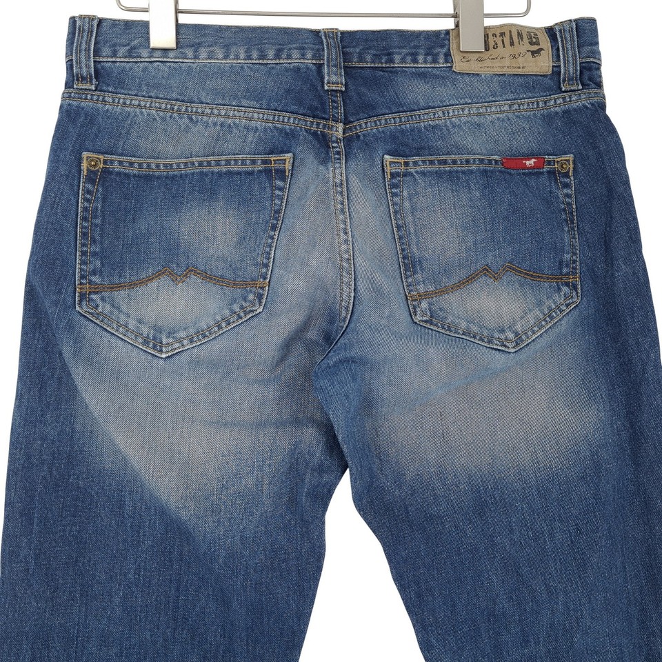 Vintage Mustang Jeans New Oregon Tapered Men Regular Mc3 Size W33 L34 ...
