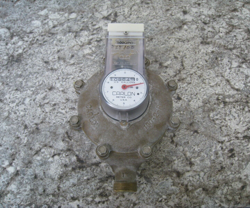 Carlon JSJ100 100GPC 100-2-R 1" Water Flow Meter Gauge Valve Assy Free ...