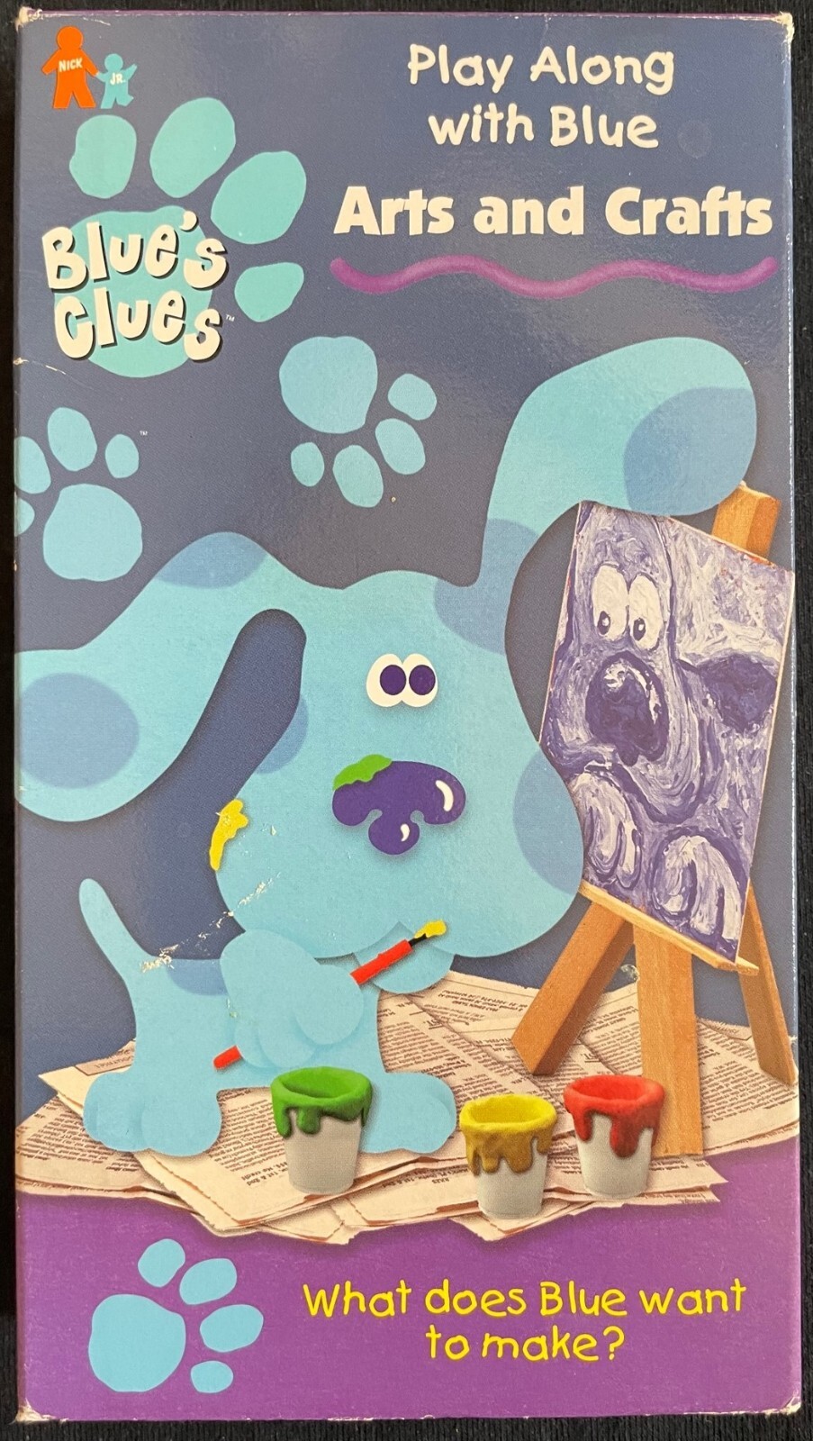 Blues Clues Arts and Crafts (VHS 1998) Nick Jr Nickelodeon Steve Orange ...