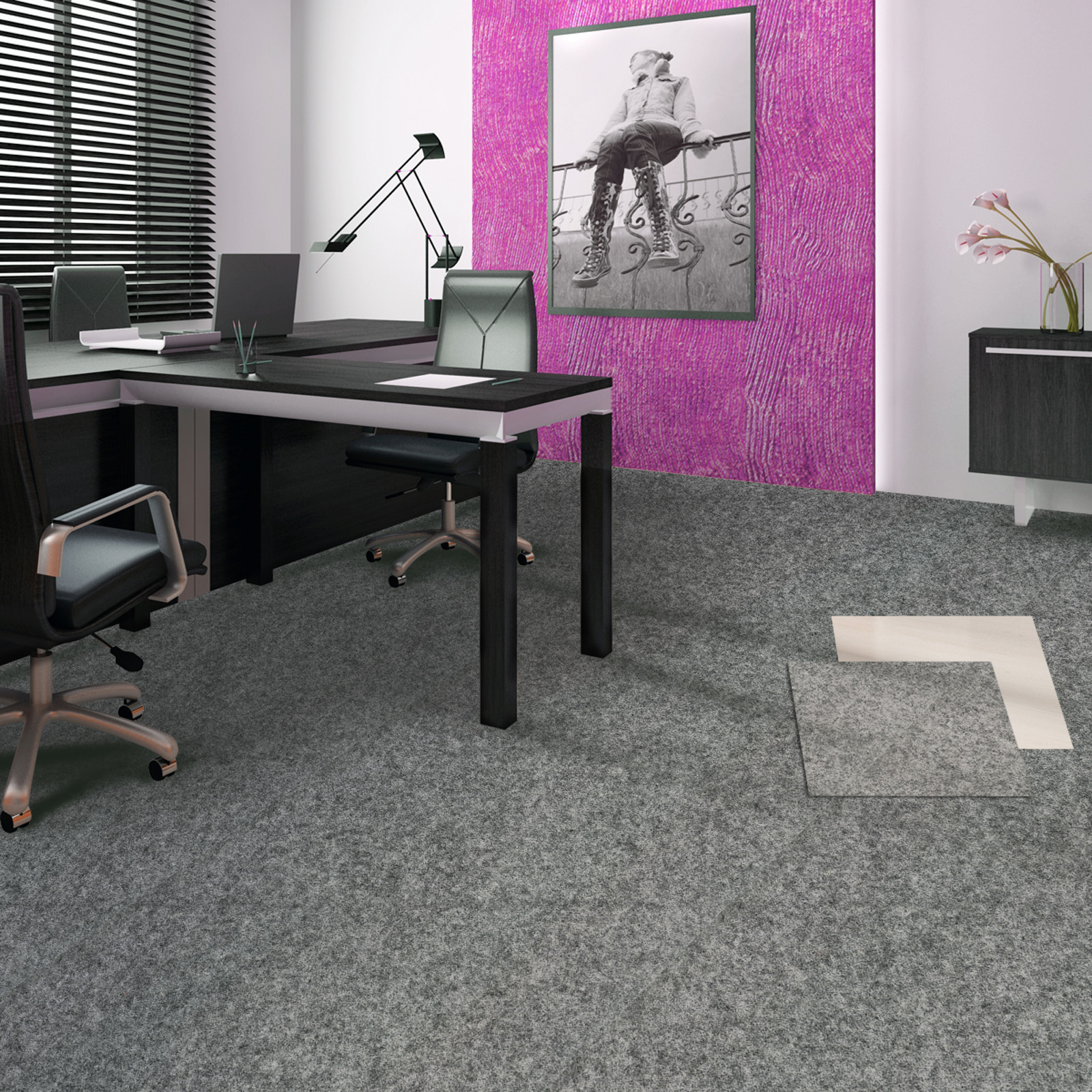 Teppichfliesen Teppichboden Teppichplatten Teppich Nadelfilz | SCENE ...