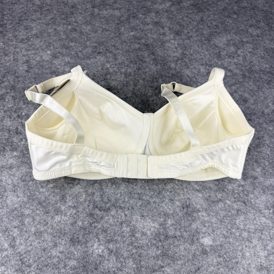 Amoena Lara Padded Wire Free Post Surgery Mastectomy Cream Ivory Bra ...