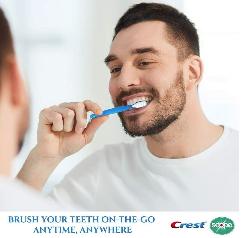 Crest Scope Mini Brushes Toothbrushes No Water Needed Lot of 20 Pack 40 ...