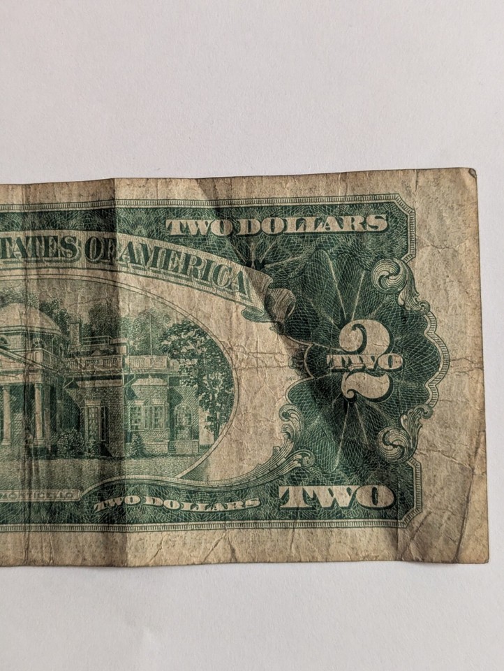 1928C $2 DOLLAR BILL RED SEAL ⭐STAR NOTE⭐ ANTIQUE CURRENCY FR.1504 ...