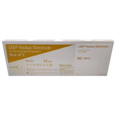 *5-Packs* Cooper Surgical LEEP Radius Electrode 2 x 1 x 12cm Sterile ...