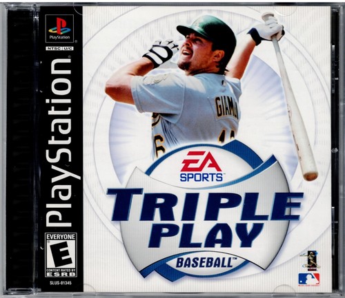 EA Sports Triple Play Baseball Ps1 CIB Cd rom Has NO Scratches Manual ...