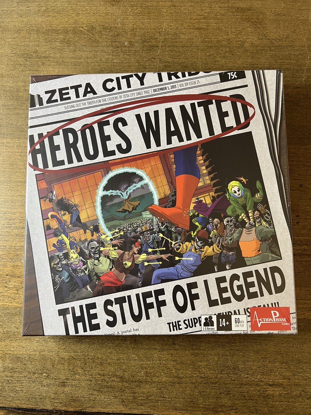 Brand New Action Phase Games Heroes Wanted Stuff of Legend Board Game ...