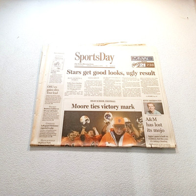 Dallas Morning News Nov. 2 2002 Pilot Point High School Football G.A ...