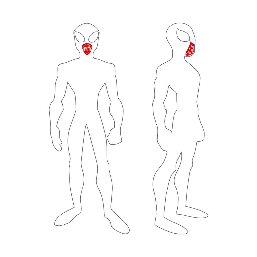Spiderman Body Template