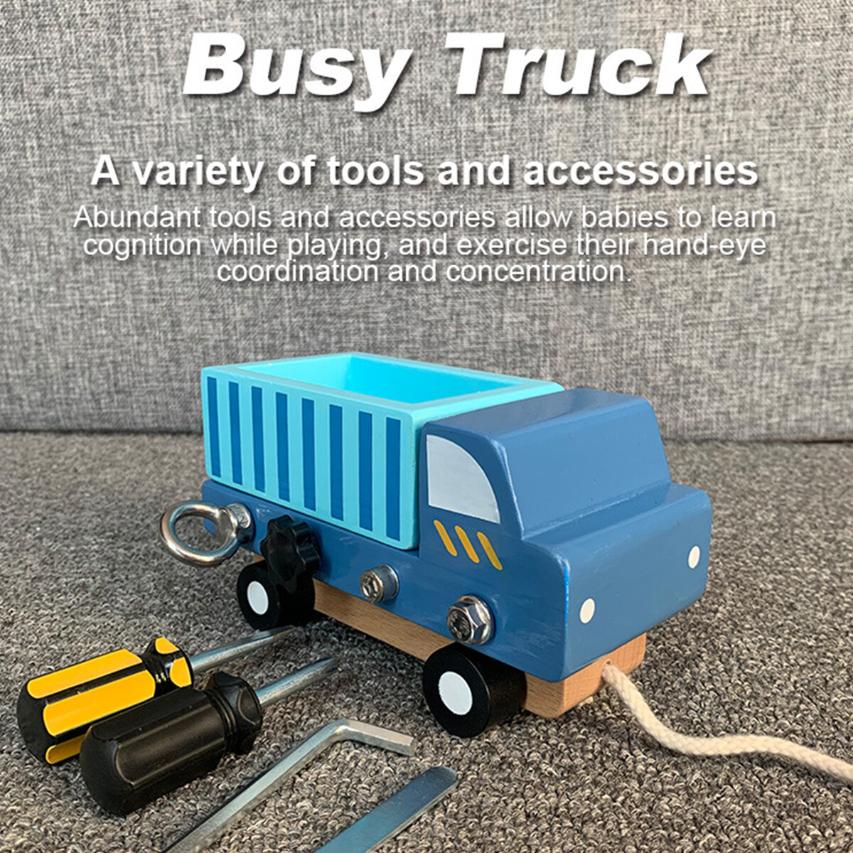 Montessori Screwdriver Set for Kids Screwdriver Board Toy Basic Skills ...