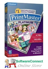 PrintMaster 18 Platinum Print Master Design Publishing Software Windows ...
