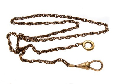 Victorian Gold Filled Antique Pocket Watch Rope Link Chain 13 Inches | eBay