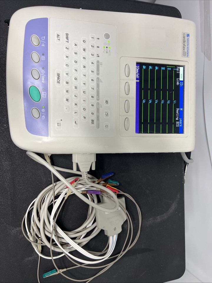 NIHON KOHDEN CARDIOFAX M EKG ecg .12-channel ECG | eBay