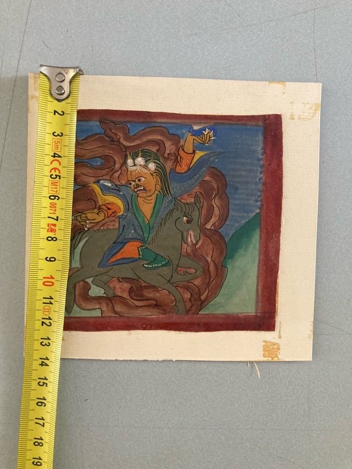 Belle Peinture Gouache Art Inde Illustration Orient Orientaliste Cheval ...