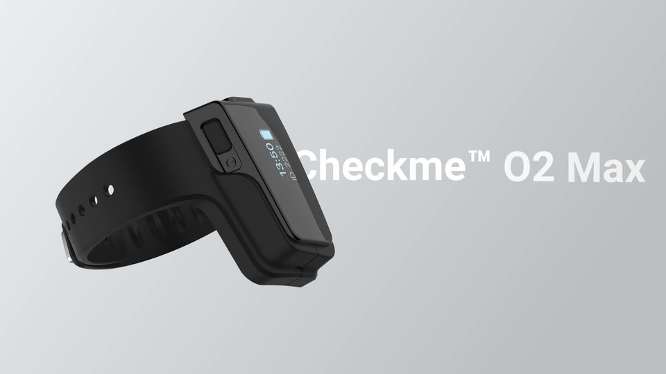 Wellue O2 Max with O2 Ring Probe 72 Hours Continuous Pulse Oximeter ...