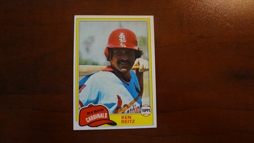 1981 TOPPS # 441 KEN REITZ BASEBALL CARD | eBay