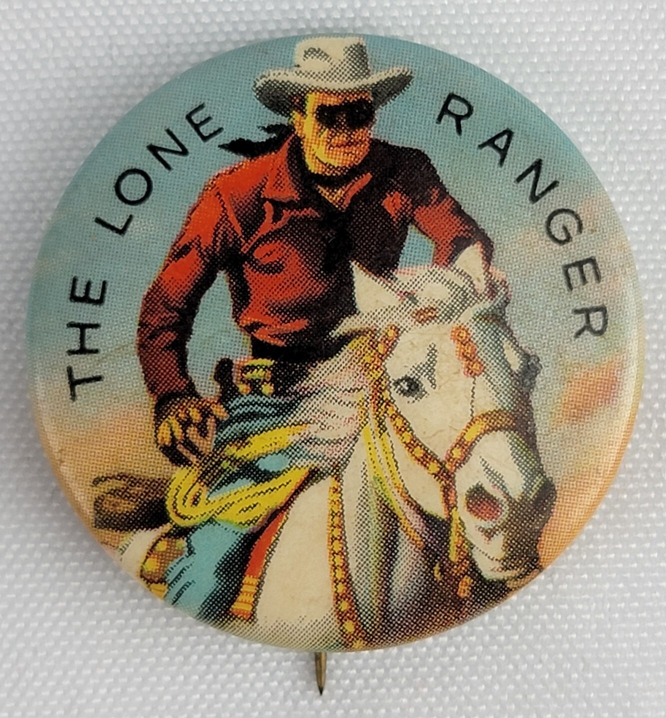 Vintage Lone Ranger Pin Pinback Button Colorful 1950's 1.25" | eBay