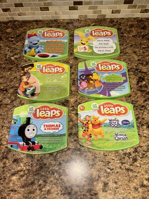Leap Frog Baby Little Leaps Educational DVD Lot Of 6 Winnie Thomas ...