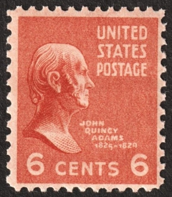 1938 John Quincy Adams 87 year old 6 Cent US Postage Stamp MINT! | eBay