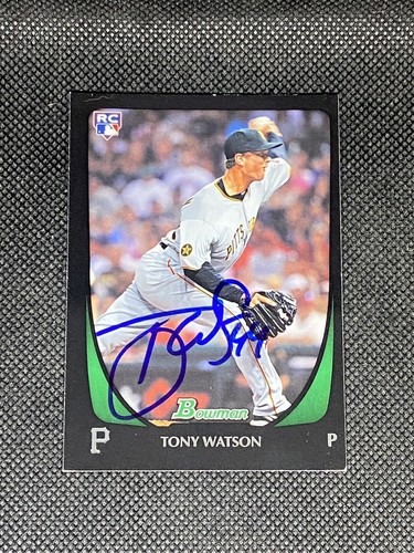 Tony Watson Pittsburgh Pirates 2011 Bowman Signed Auto Rookie Card #92 ...