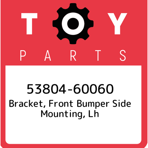 53804-60060 Toyota Bracket, front bumper side mounting, lh 5380460060 ...