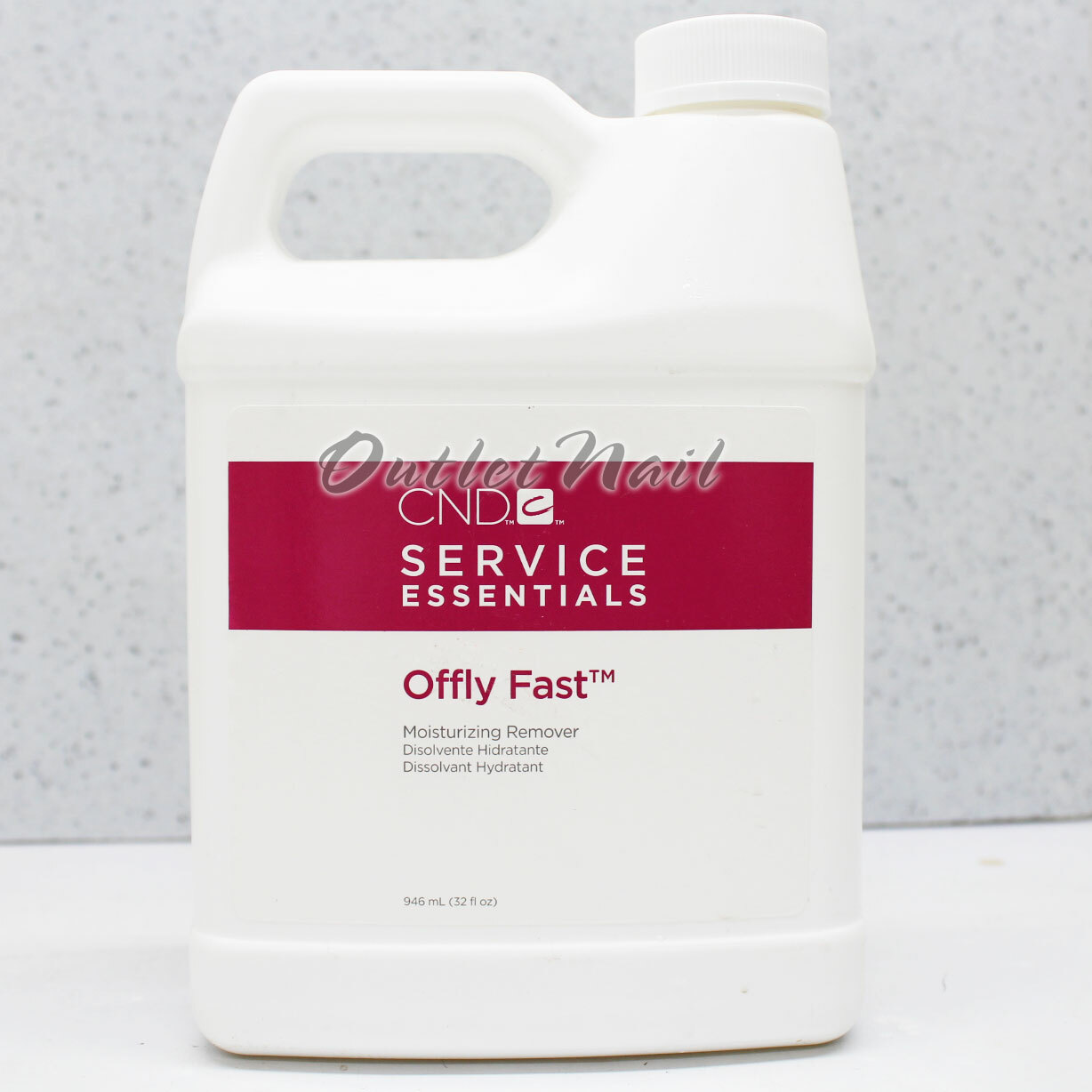 946 ml 32 fl oz CND Shellac OFFLY FAST Moisturizing Nail Gel Remover ...