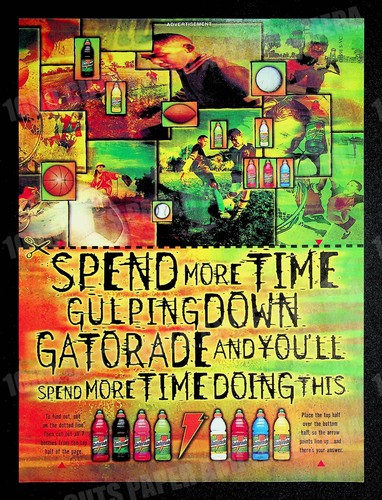 Gatorade Sports Drink 1998 Trade Print Magazine Ad Poster ADVERT | eBay