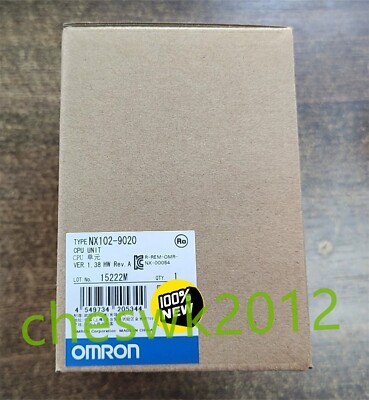 1 pcs NEW IN BOX Omron NX102-9020 NX1029020 CPU Unit | eBay