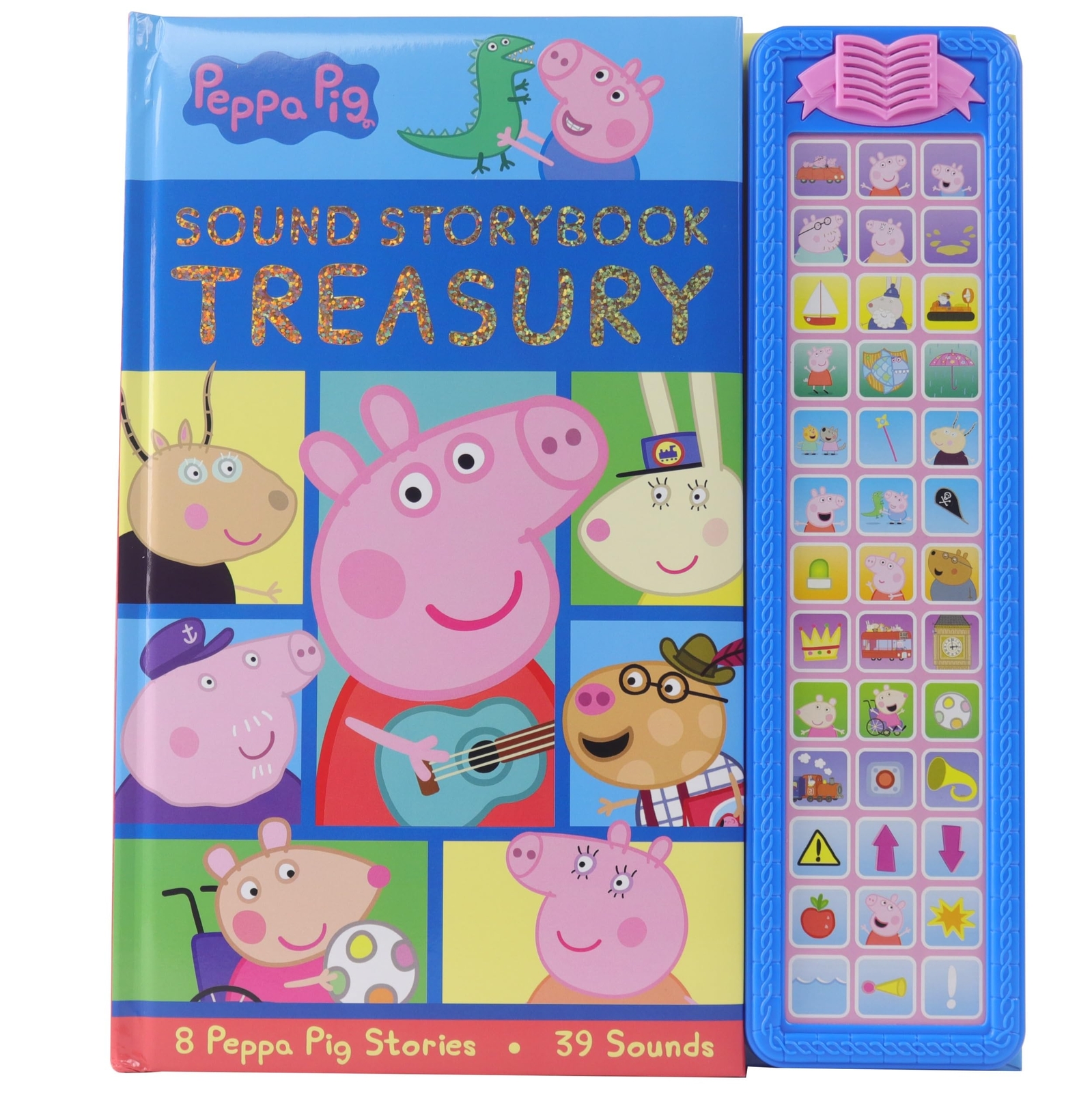 Peppa Pig - Sound Storybook Treasury 39-Button Sound Book - PI Kids ...