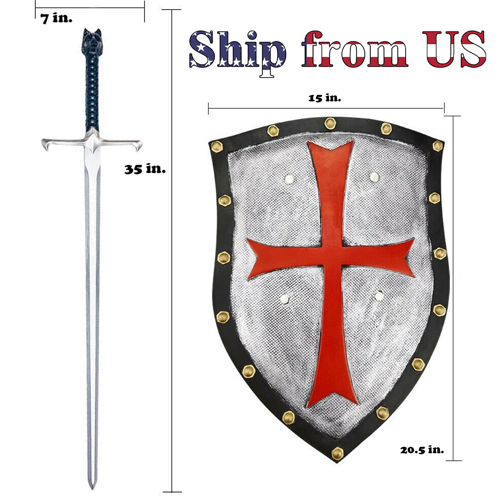 Crusaders Shield And Sword