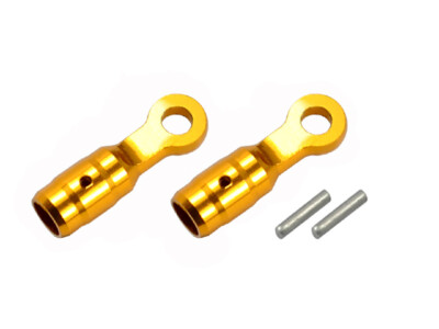 MH Alu Tail Boom Support End set (GOLD)(for MH Tail Boom Support Mount ...