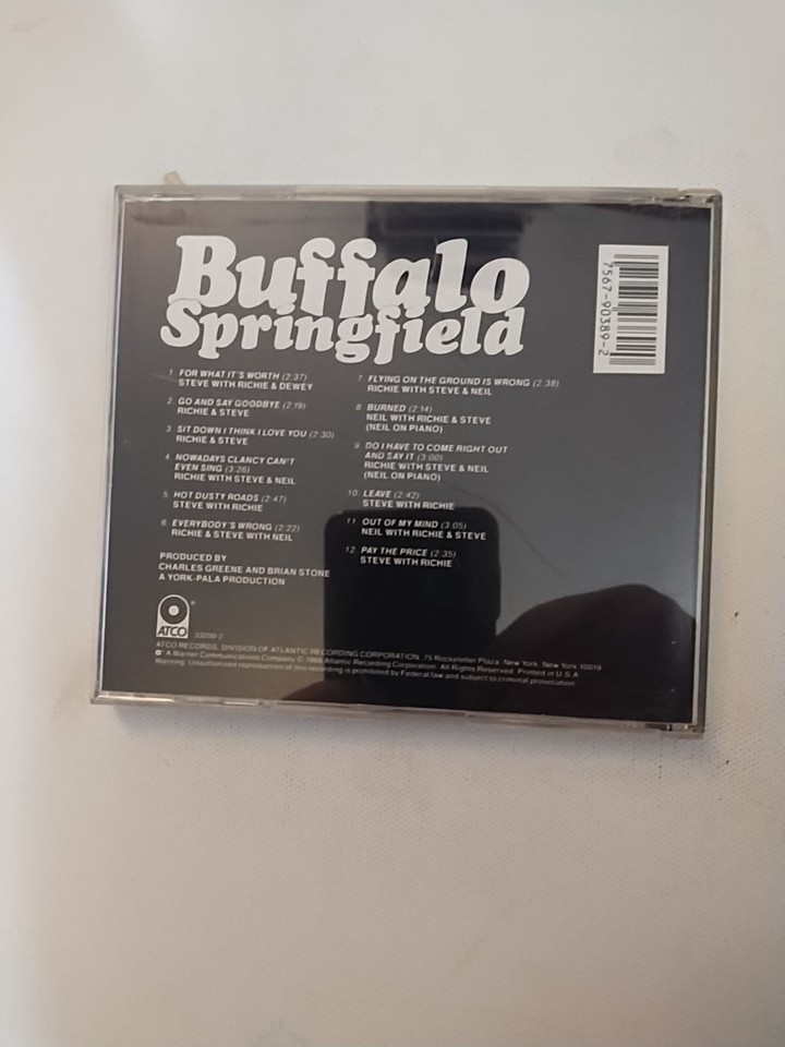 Buffalo Springfield by Buffalo Springfield (CD, 1989) B6 75679038920 | eBay