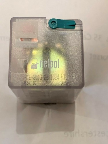 Relpol R15-2013-23-1024-WTL 3PDT Non-Latching Relay Plug In, 24V dc ...